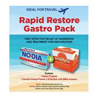 Buy Rapid Restore Gastro Pack Enerlyte 10 Sachets + Nodia 8 Caplets ...