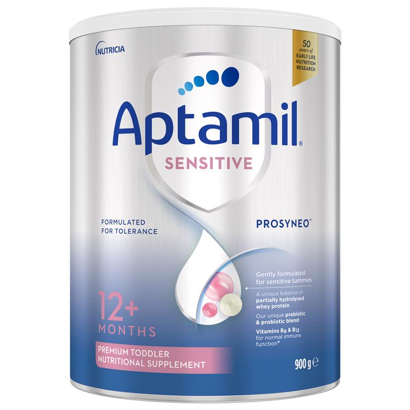 Buy Aptamil Sensitive Formula From 1 Year 900g Online at Chemist Warehouse®