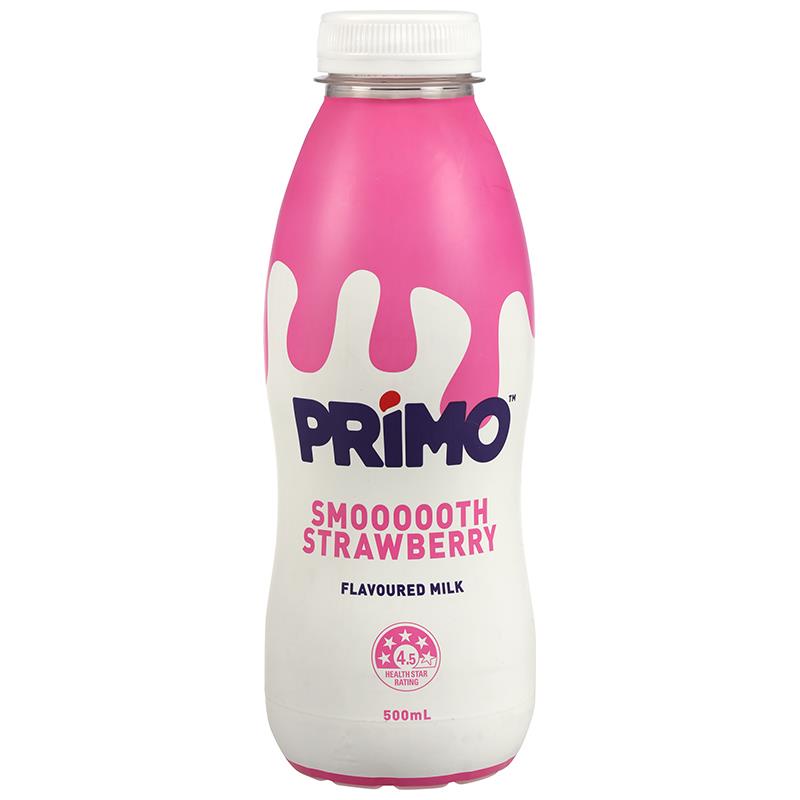 Buy Primo Flavoured Milk Smooth Strawberry UHT 500ml Online at Chemist ...