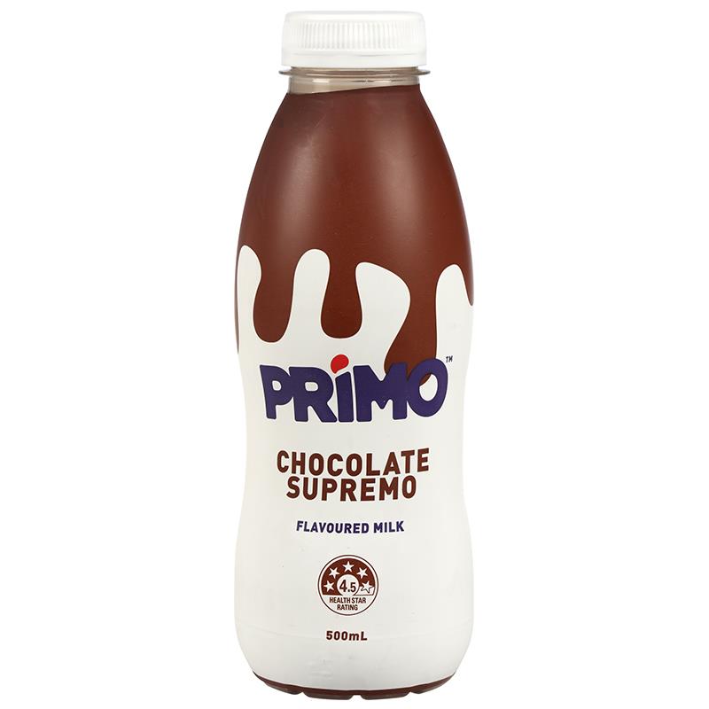 Buy Primo Flavoured Milk Chocolate Supremo UHT 500ml Online at Chemist ...