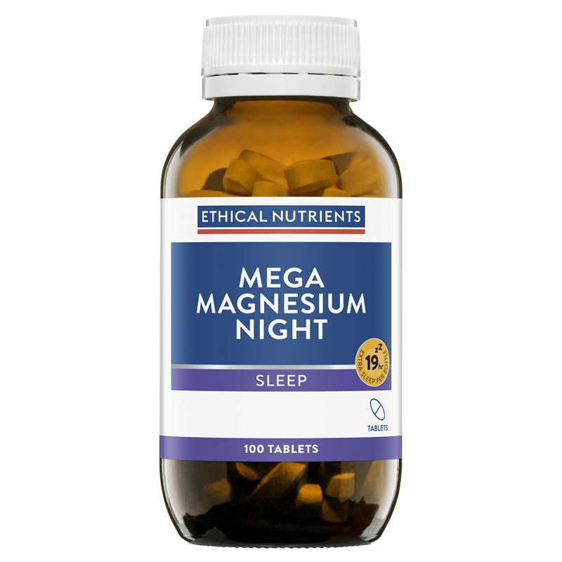 Buy Ethical Nutrients Mega Magnesium Night Tablets 100 Tablets ...