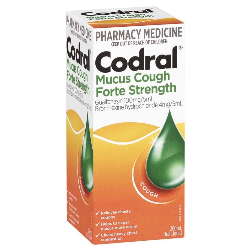 Buy Codral Mucus Cough Forte 200ml Online at Chemist Warehouse®