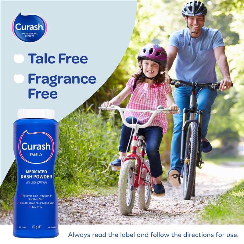 Buy Curash Family Medicated Rash Powder 100g Online at Chemist Warehouse®