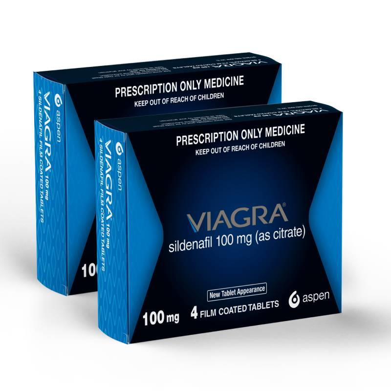 Buy Viagra 100mg Tablets 8 (2 x 4) - Sildenafil Online at Chemist ...