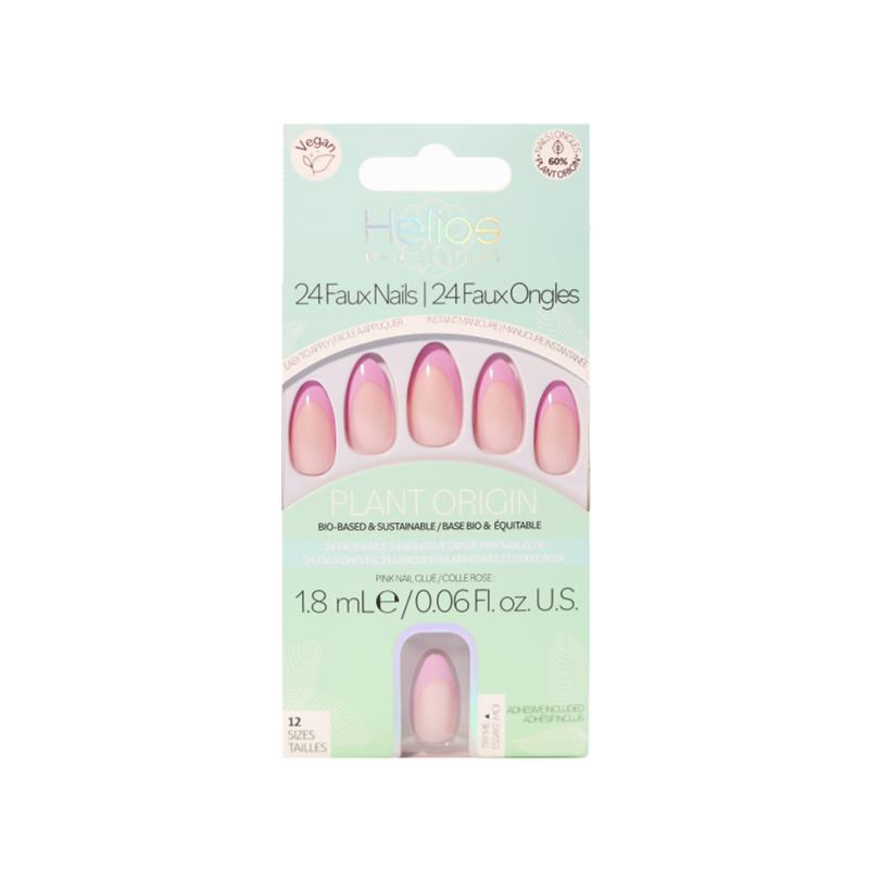 Buy Helios Nails Plant Based Stiletto French Lavender 24 Pack Online at ...