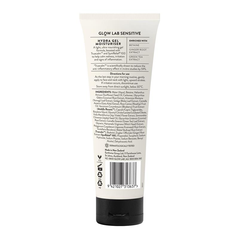 Buy Glow Lab Sensitive Hydra Gel Moisturiser 100ml Online at Chemist ...