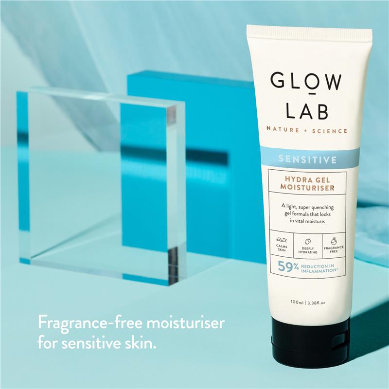 Buy Glow Lab Sensitive Hydra Gel Moisturiser 100ml Online at Chemist ...