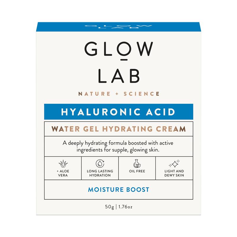 Buy Glow Lab Hyaluronic Acid Water Gel Hydrating Cream 50g Online at ...