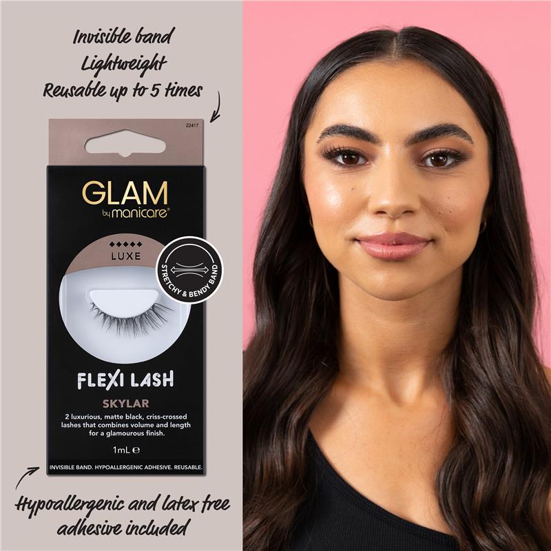 Buy Glam By Manicare Eyelashes Flexi Lash Luxe Skylar Online at Chemist Warehouse®