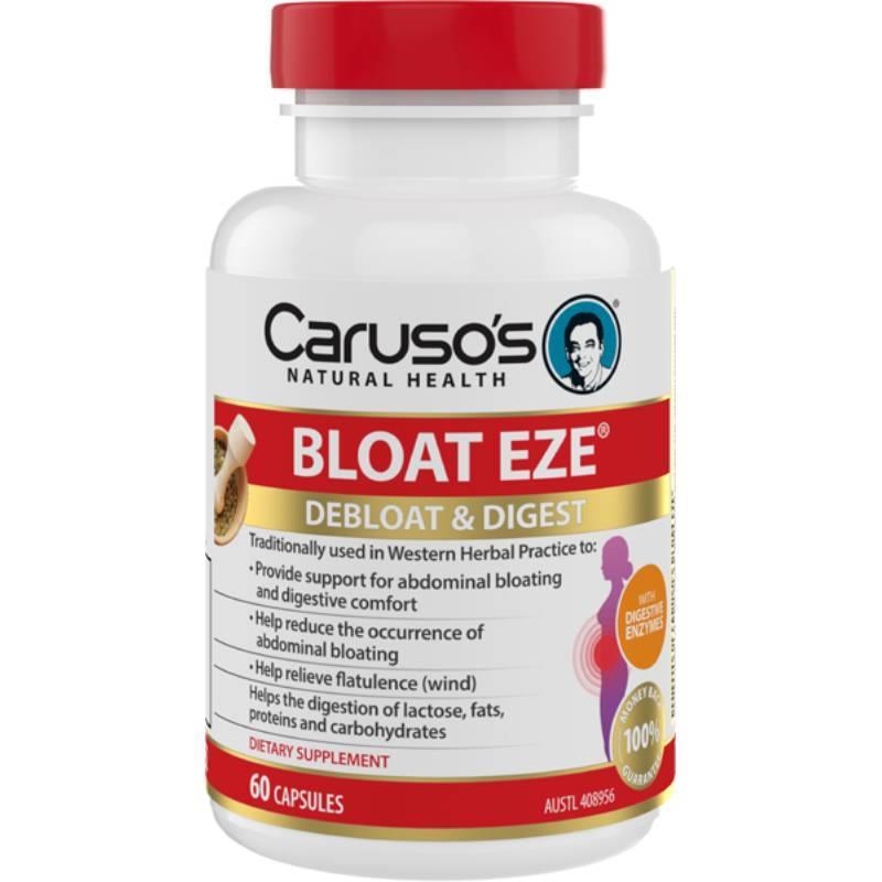 Buy Caruso's Bloat Eze 60 Capsules Online at Chemist Warehouse®