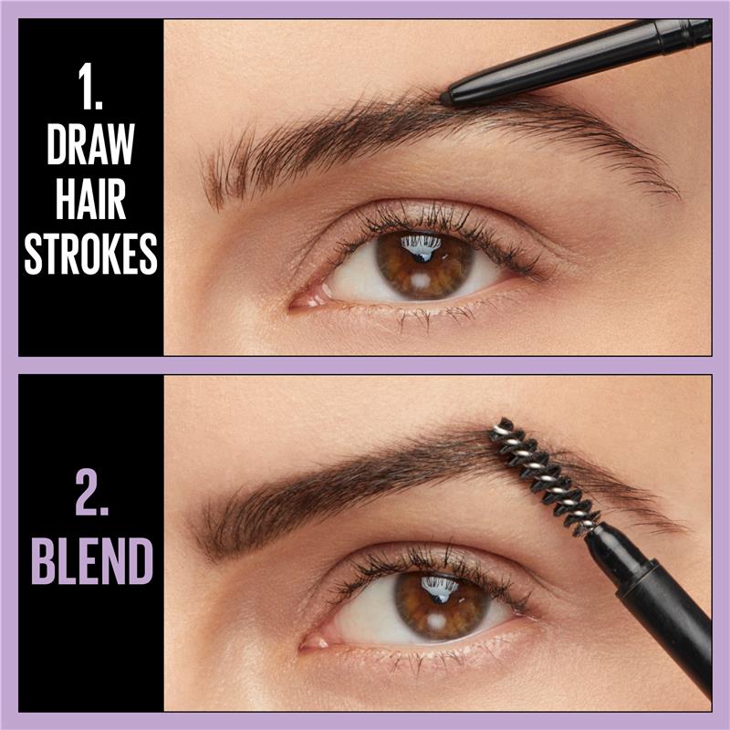 Buy Maybelline Express Brow Ultra Slim Pencil Ash Brown Online at ...