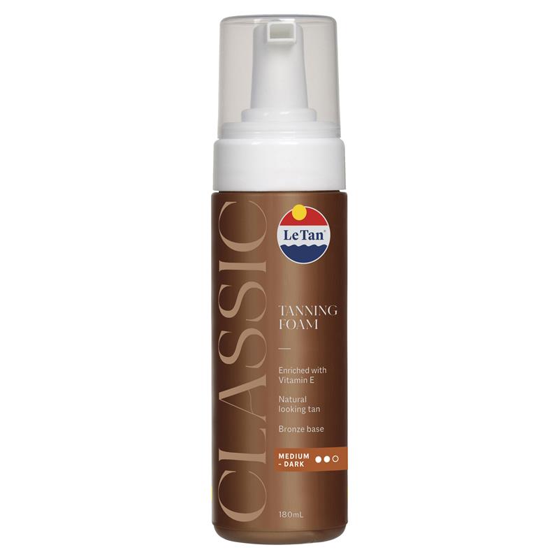 Buy Le Tan Classic Tan Self Tanning Foam Medium Dark 180ml Online at ...