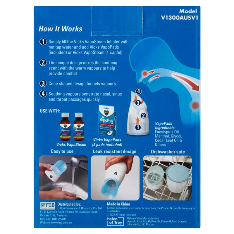 Buy Vicks VapoSteam Inhaler Online at Chemist Warehouse®