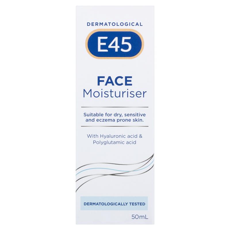 Buy E45 Face Moisturiser 50ml Online at Chemist Warehouse®