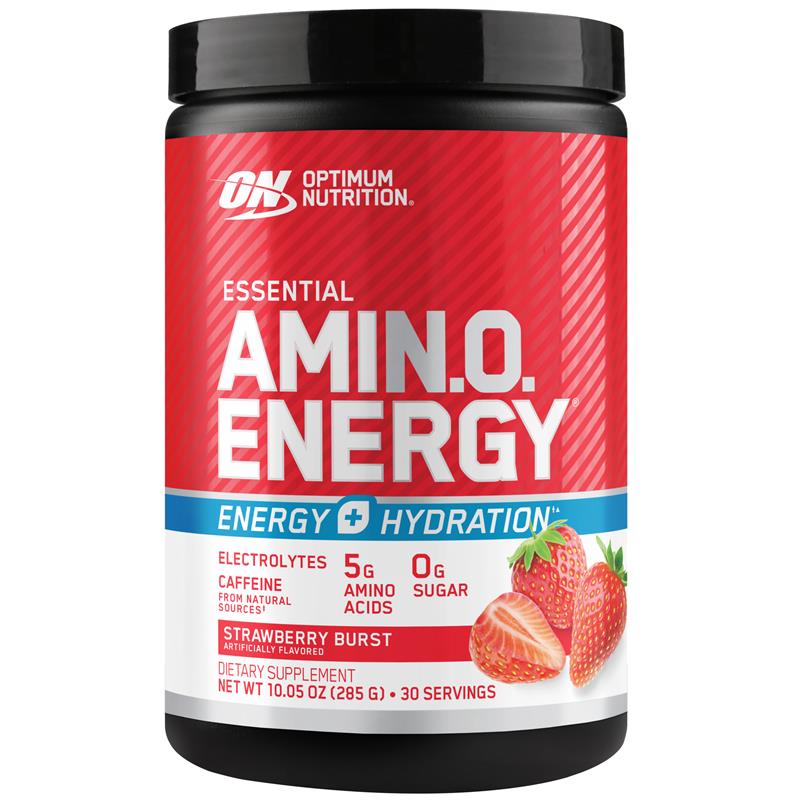 Buy Optimum Nutrition Amino Energy + Electrolytes Strawberry 285g ...