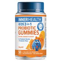 Buy Inner Health Kids 3 In 1 Probiotic Gummies 50 Pack Online at ...
