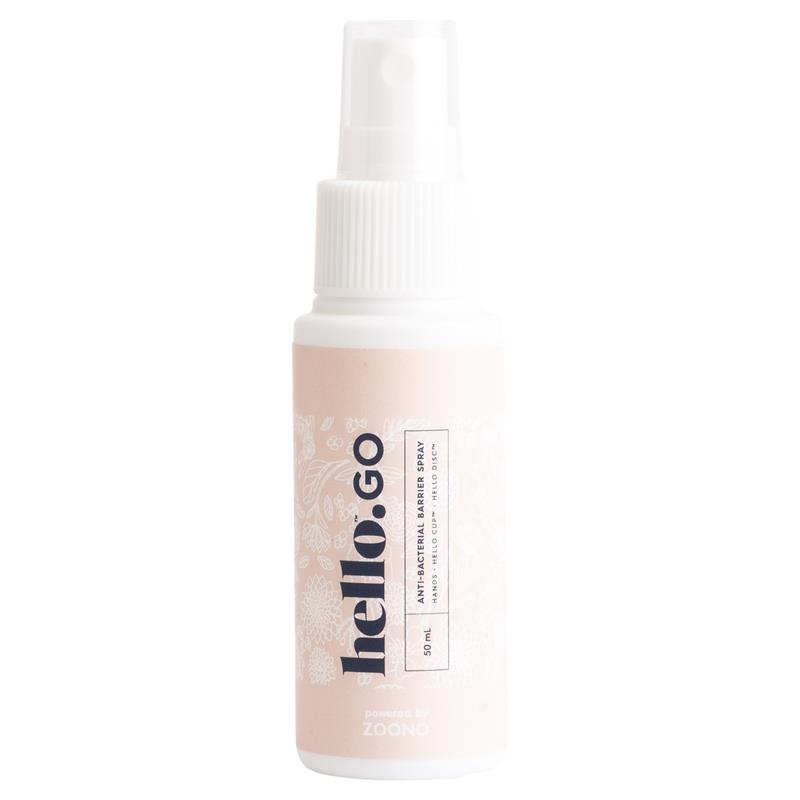 Buy Hello Period Go Anti-Bacterial Barrier Spray 50ml Online at Chemist ...