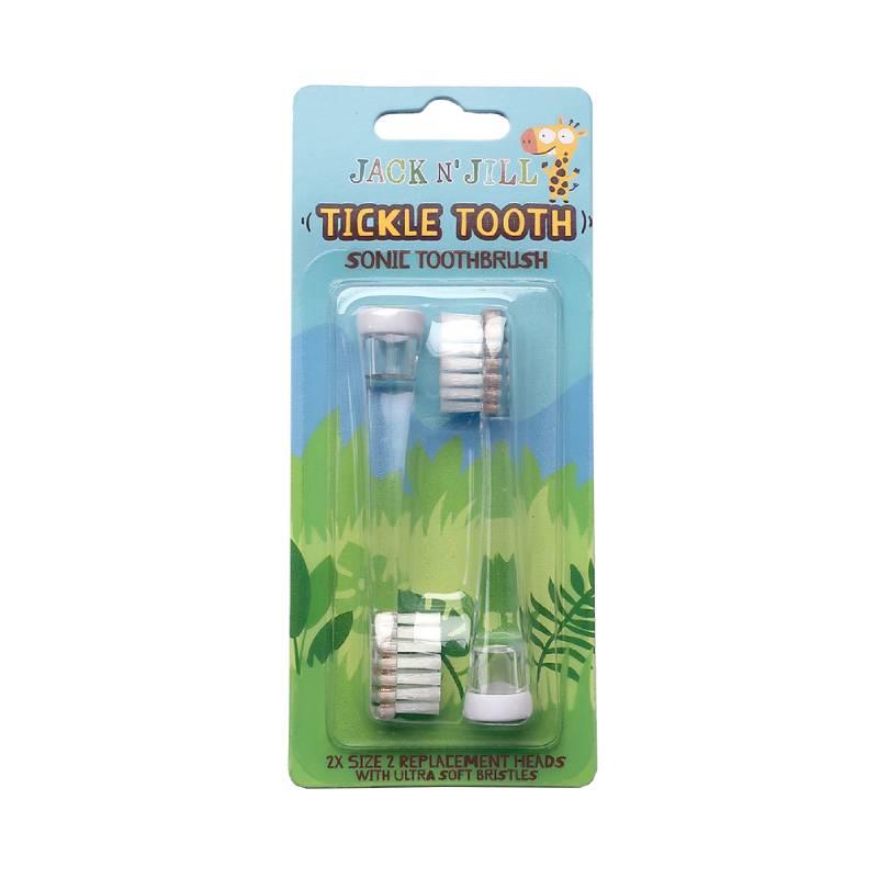 Buy Jack N' Jill Sonic Tickle Electric Toothbrush Replacement Heads 2 ...