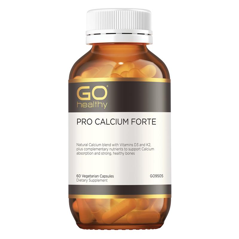 Buy GO Healthy Pro Calcium Forte 60 Vege Capsules Online at Chemist ...
