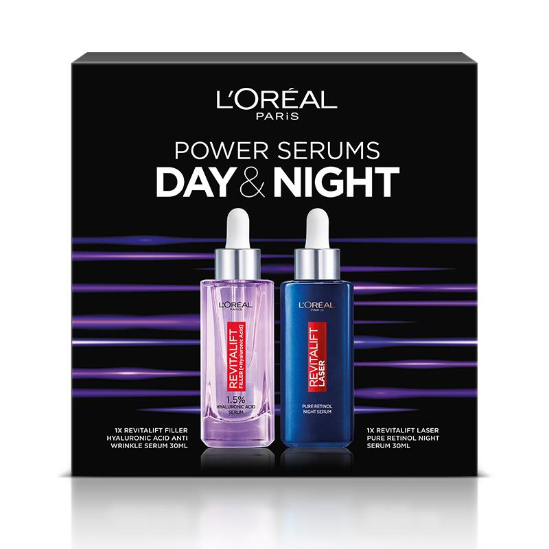 Buy Loreal Power Serums Day & Night Set Xmas 2023 Online at Chemist Warehouse®