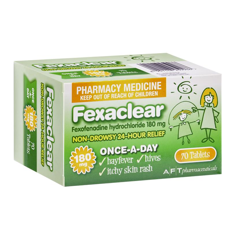 Buy Fexaclear 180mg 70 Tablets Online at Chemist Warehouse®