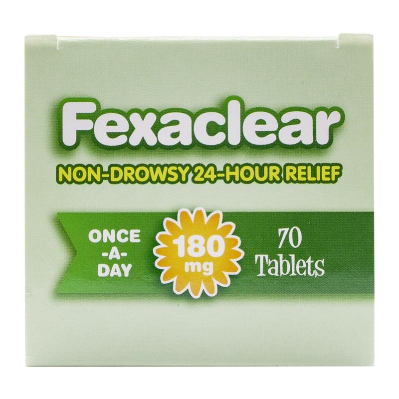 Buy Fexaclear 180mg 70 Tablets Online at Chemist Warehouse®