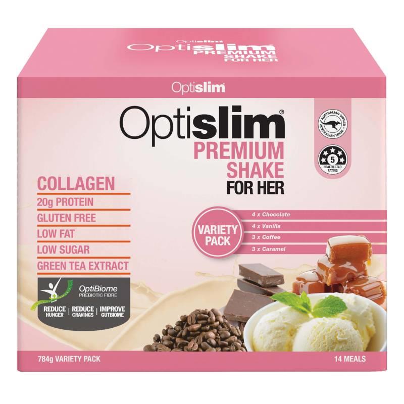 Buy Optislim For Her Variety Pack 14 x 56g Sachet Online at Chemist ...