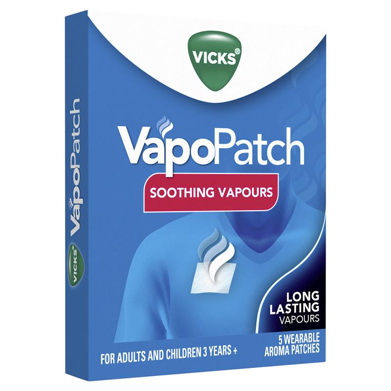 Buy Vicks Wearable Aroma VapoPatch 5 Pack Online at Chemist Warehouse®