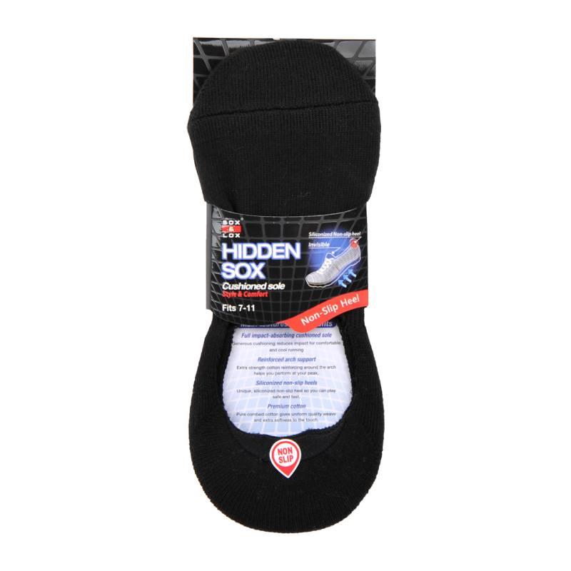 Buy Sox & Lox PD8 Men's Sports Cushioned Hidden Socks Black 7 - 11 ...
