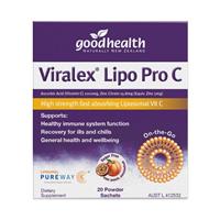 Buy Good Health Viralex Lipo Pro C 20 x 3g Sachets Online at Chemist ...