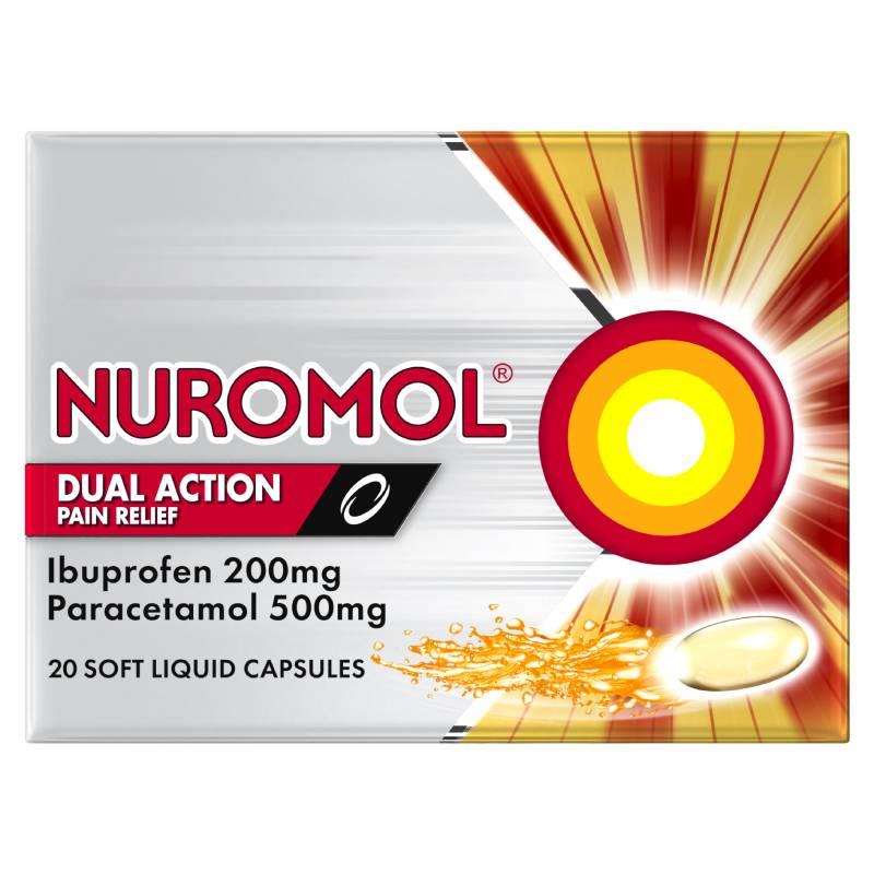 Buy Nuromol Dual Action 20 Liquid Capsules Online at Chemist Warehouse®