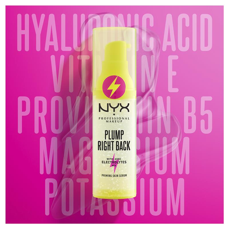 Buy NYX Plump Right Back Plumping Serum + Primer 01 Online at Chemist ...