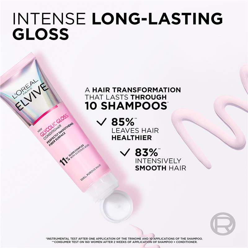 Buy Loreal Elvive Glycolic Gloss Conditioner 150ml Online at Chemist ...