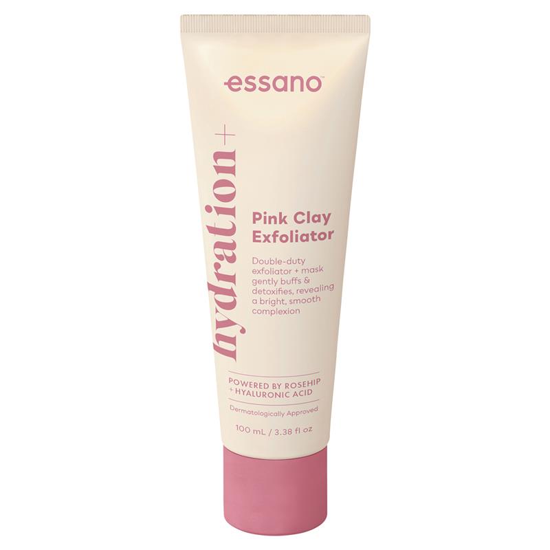 Buy Essano Hydration+ Pink Clay Exfoliator 100ml Online at Chemist ...