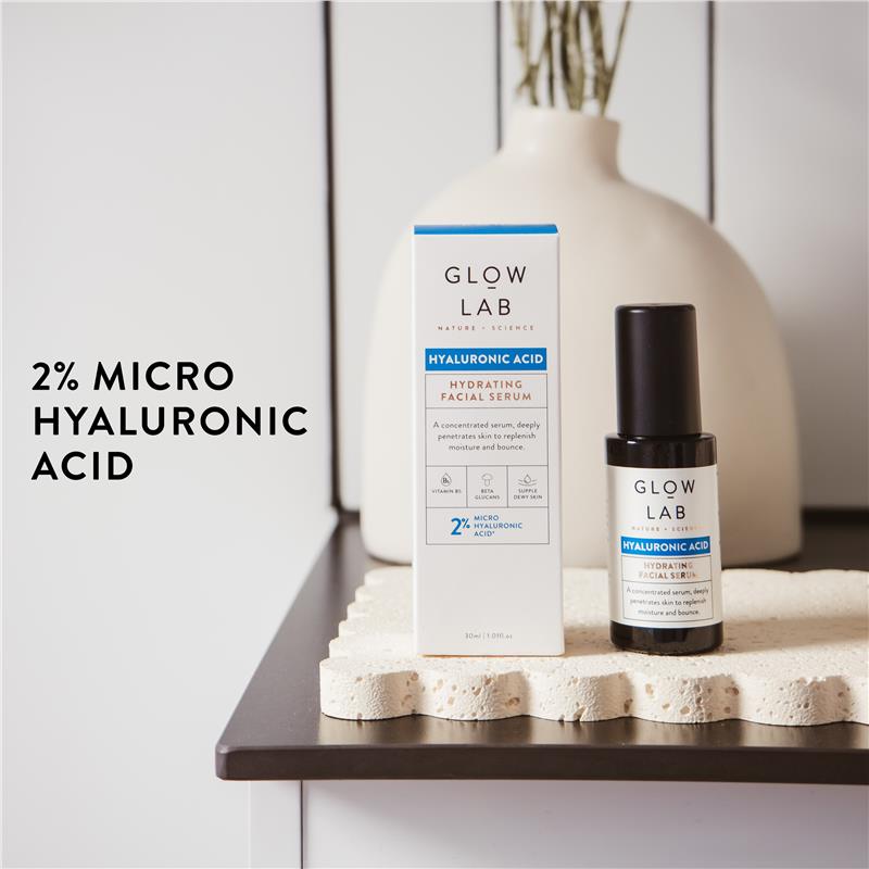 Buy Glow Lab Hyaluronic Acid Hydrating Facial Serum 30ml Online at ...