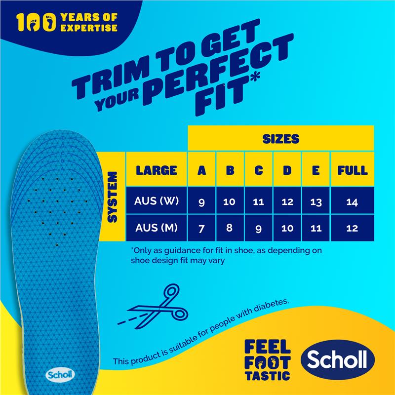 Buy Scholl GelActiv Insole Work & Boot Large Online at Chemist Warehouse®