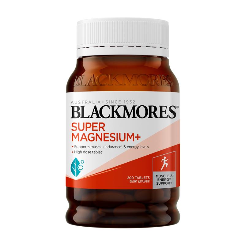 Buy Blackmores Super Magnesium+ 200 Tablets Online at Chemist Warehouse®