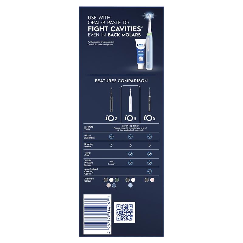 Buy Oral B Electric Toothbrush iO 3 Series Clean & Gum Protect Online ...