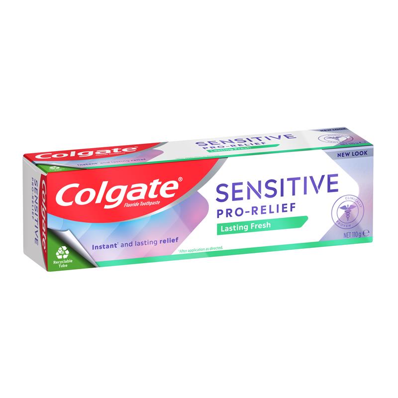 Buy Colgate Toothpaste Sensitive Pro Relief Lasting Fresh 110g Online ...