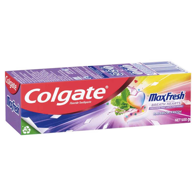 Buy Colgate Toothpaste Max Fresh Rainbow Fresh 100g Online at Chemist ...