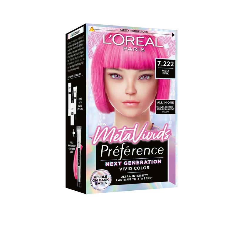 Buy Loreal Paris Preference Permanent Hair Colour Meta Vivids Pink 7. ...