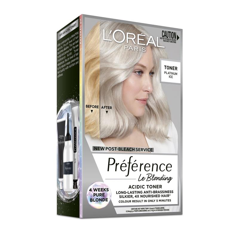 Buy Loreal Paris Preference Toner Platinum Ice Online at Chemist Warehouse®
