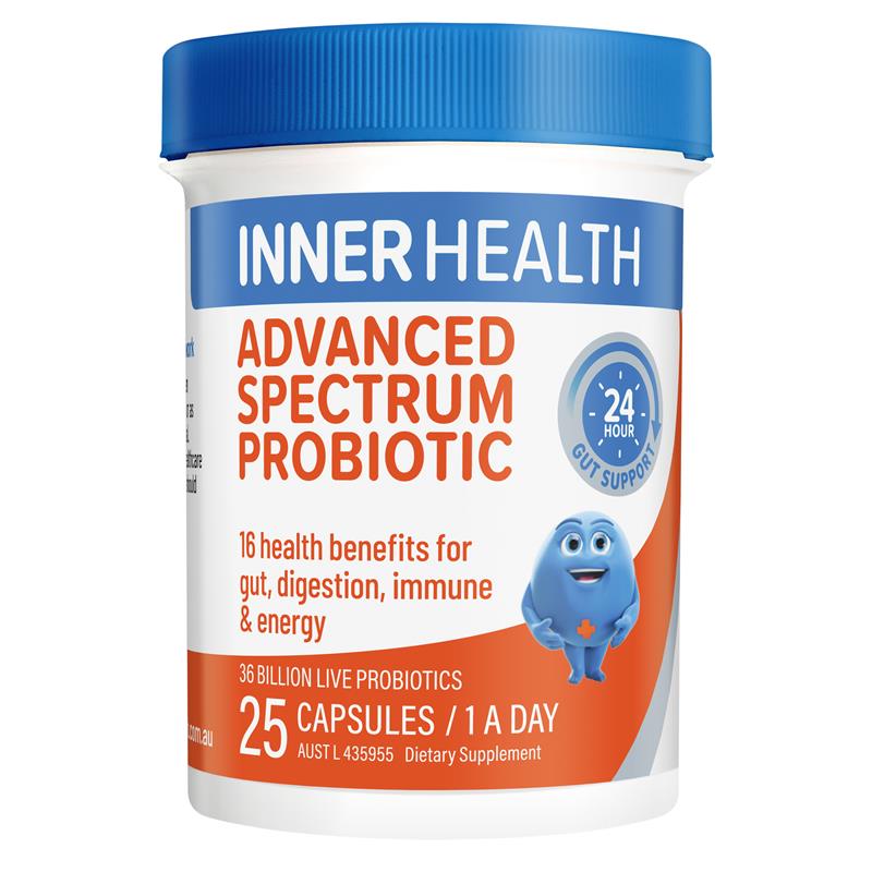 Buy Inner Health Advanced Spectrum Probiotic 25 Capsules Online at ...