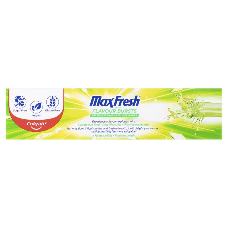 Buy Colgate Toothpaste Max Fresh Juicy Pine Lime 100g Online at Chemist ...