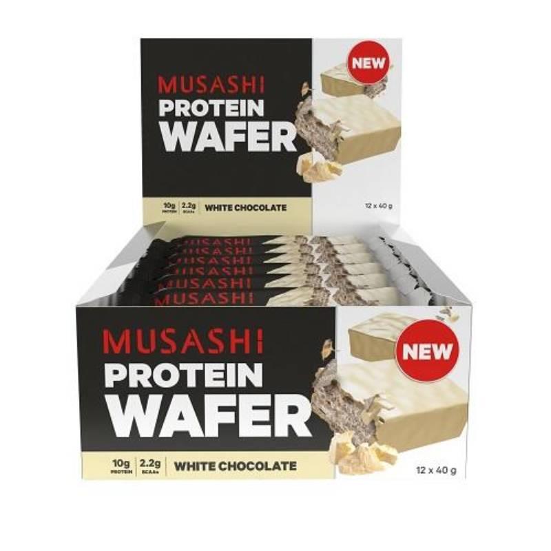 Buy Musashi Protein Wafer White Choc 40g x 12 Online Only Online at ...