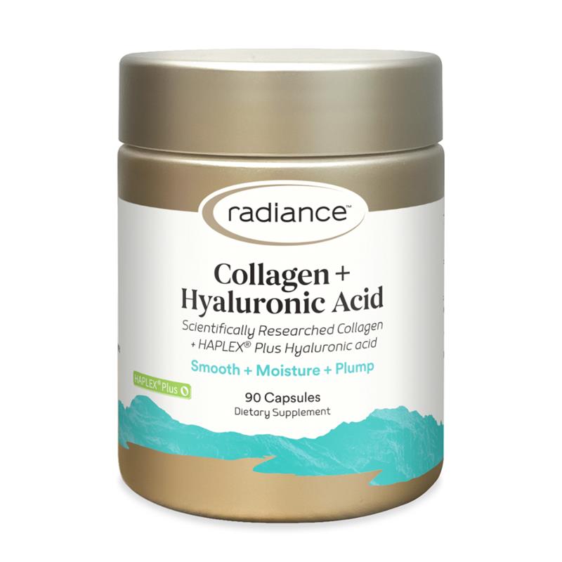Buy Radiance Collagen + Hyaluronic Acid 90 Capsules Online at Chemist ...