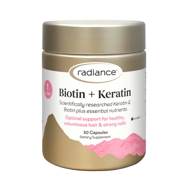 Buy Radiance Biotin + Keratin 50 Capsules Online at Chemist Warehouse®