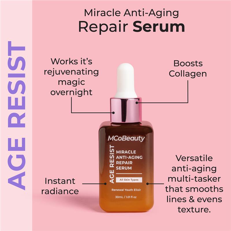 Buy MCoBeauty Age Resist Miracle Anti-Aging Repair Serum 30ml Online at ...