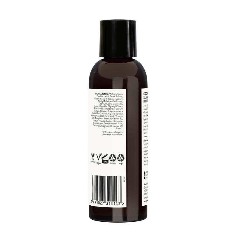 Buy Glow Lab Mini Body Wash Coconut & Sandalwood 100ml Online at ...