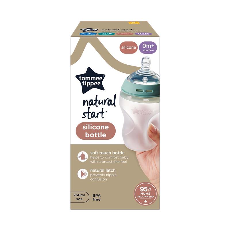 Buy Tommee Tippee Natural Start Silicone Bottle 260ml 1 Pack Online at Chemist Warehouse®